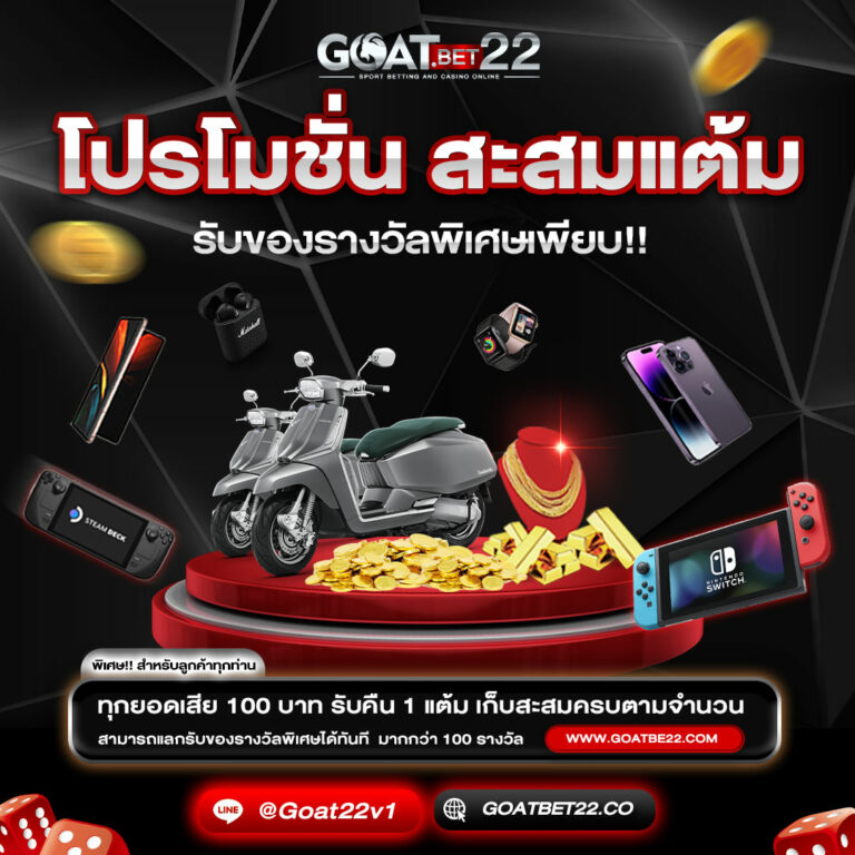 GOATBET22 บริการคาสิโนออนไลน์ครบวงจร มาแรงที่สุดในตอนนี้